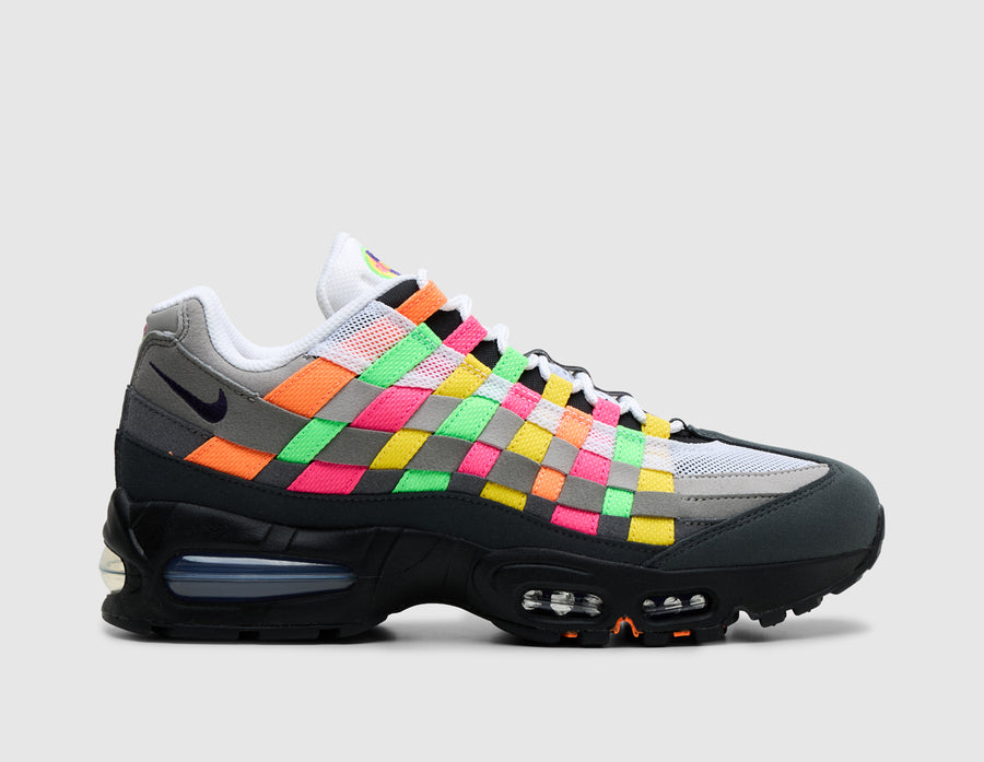 Nike Air Max 95 Big Bubble Woven White / Purple Dynasty - Pearl Grey ...
