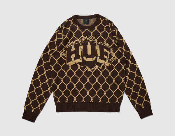 HUF Breakthrough Crewneck Sweater / Bison – size? Canada