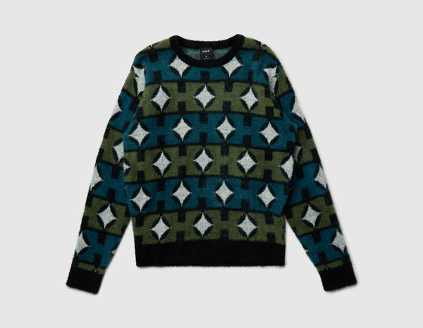 HUF Space Age Crewneck Sweater / Pine – size? Canada